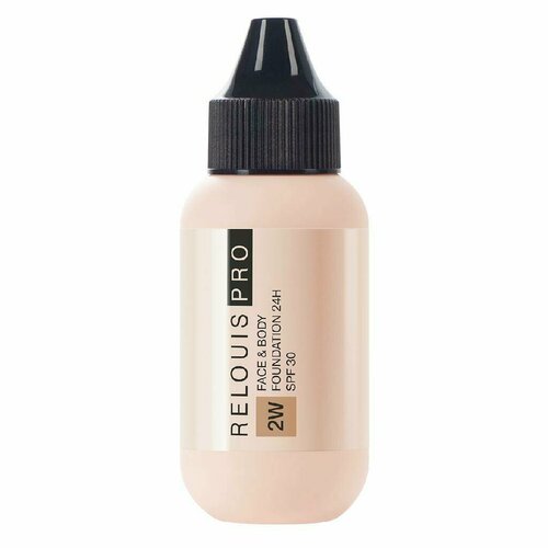 RELOUIS Тональный крем Pro Face&Body Foundation 24H SPF30 тон:2W средний оливковый