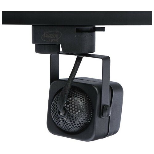 Трековый светильник Luazon Lighting под лампу Gu10, квадратный, корпус черный