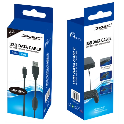 Кабель DOBE USB для PS4 / PS4 Slim / PS4 PRO / XBOX One S / PC, длина 1.8м, TP4-813