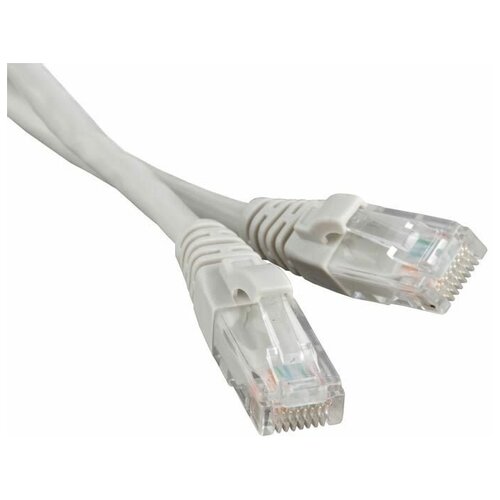 Патч-корд Hyperline U/UTP, Cat.5e, LSZH, 0.5 м, серый PC-LPM-UTP-RJ45-RJ45-C5e-0.5M-LSZH-GY