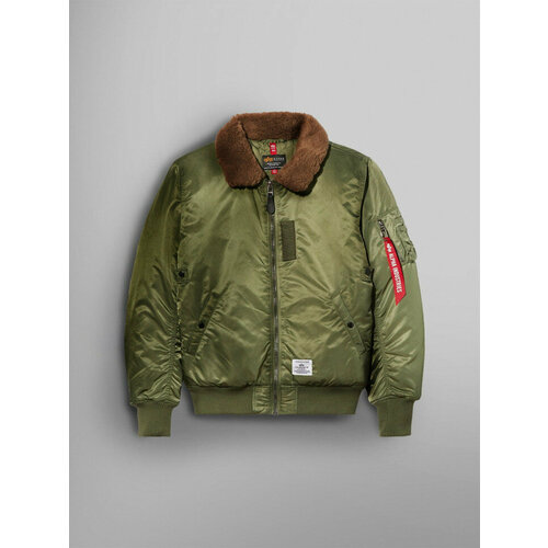 Бомбер ALPHA INDUSTRIES, размер M, зеленый