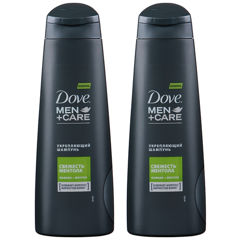 Шампунь Dove Свежесть ментола 250 мл х 2 шт