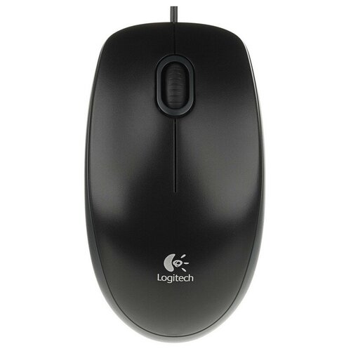 Мышь компьютерная Logitech B100 Optical Mouse USB (910-003357), 1 шт.