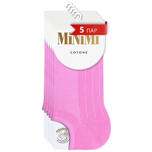 Носки MiNiMi, 5 пар, размер 39-41, розовый