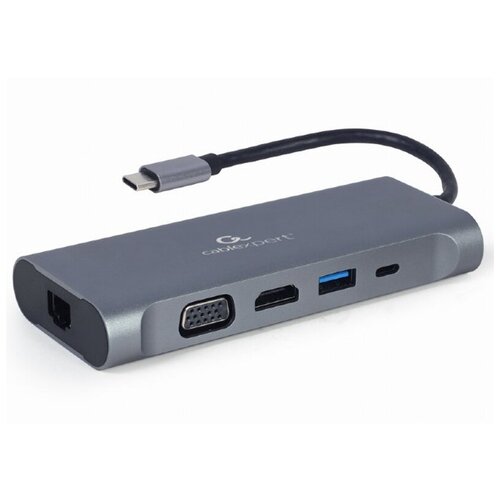 Хаб USB Gembird Cablexpert USB-C - USB 3.0/HDMI/VGA/PD A-CM-COMBO7-01