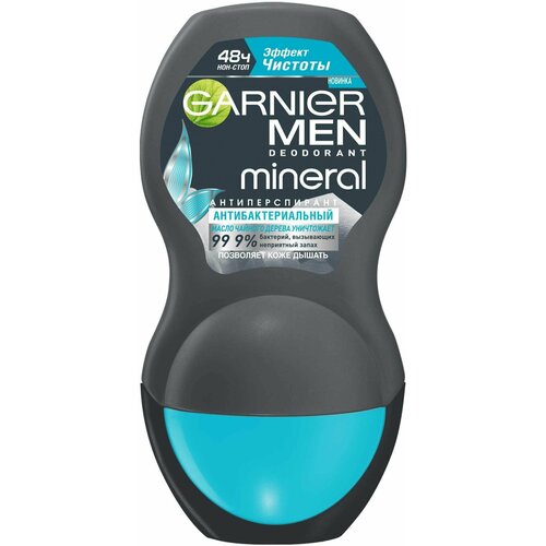 Garnier Дезодорант-антиперспирант мужской Эффект чистоты Men Mineral антибактериальный 48 ч, 50 мл G-KD-393652008