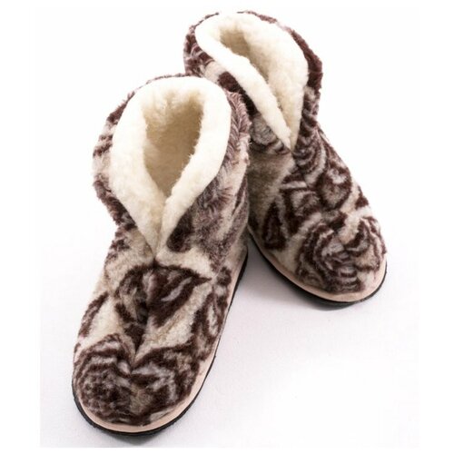 Тапочки Wool Lamb, размер 40-41, коричневый