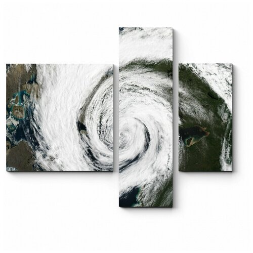Модульная картина Космический циклон 130x107