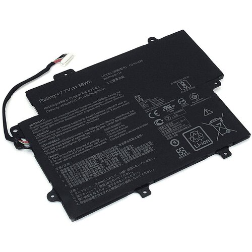 Аккумулятор C21N1625 для ноутбука Asus VivoBook Flip 12 TP203NA 7.7V 4800mAh черный