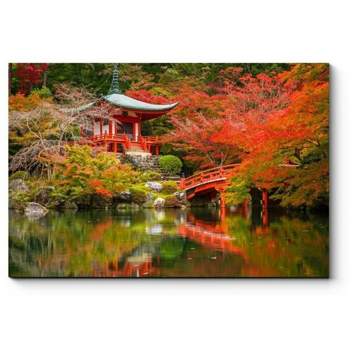 Модульная картина Гармония линий и цвета, Киото 140x93