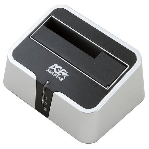 Док-станция для HDD AgeStar 2.5'&3.5' 3UBT2-6G USB3.0 Silver/Black