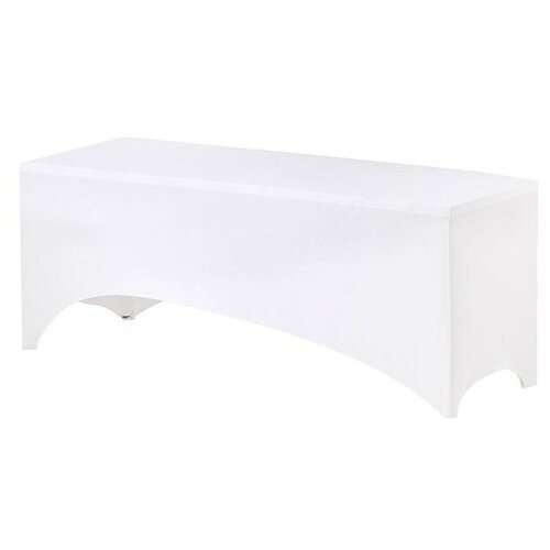 Чехол свадебный на стол, белый, размер 200х75см