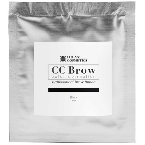 CC Brow Хна для бровей в саше 5 г, black, 5 мл, 5 г
