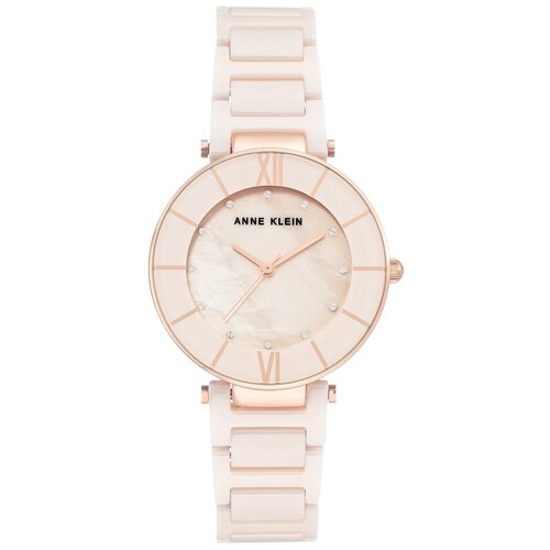 Наручные часы ANNE KLEIN Ceramica 3266LPRG, золотой, розовый