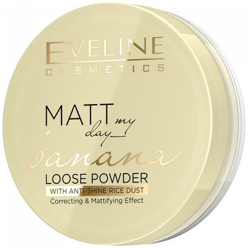 Eveline Cosmetics Пудра рассыпчатая Matt My Day 1 шт. Banana 6 г