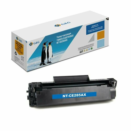 GG GG-CE285AX картридж лазерный (HP 85A - CE285AX) черный 3000 стр