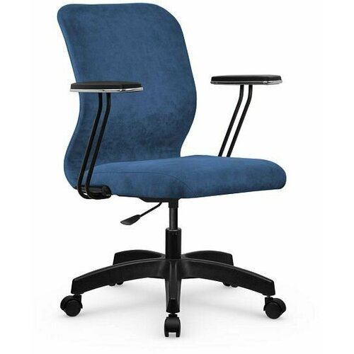 Компьютерное офисное кресло mетта SU-Мr-4/ подл. 110/осн. 005, Светло-синее