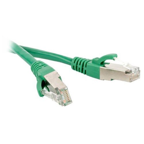 Кабель витая пара патч-корд Hyperline PC-LPM-STP-RJ45-RJ45-C5e-5M-LSZH-GN 5.0m