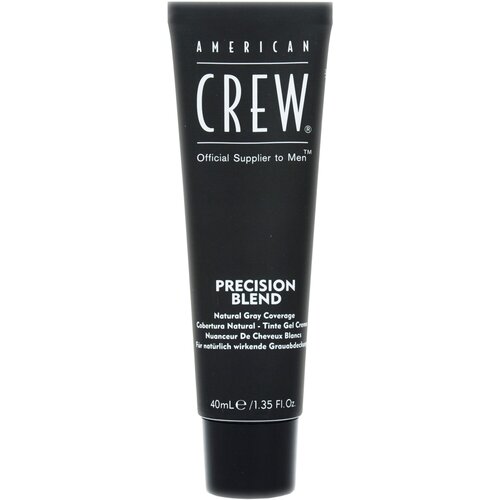 American Crew Precision Blend 4/5 - Камуфляж для седых волос, Средний натуральный, 40 мл.