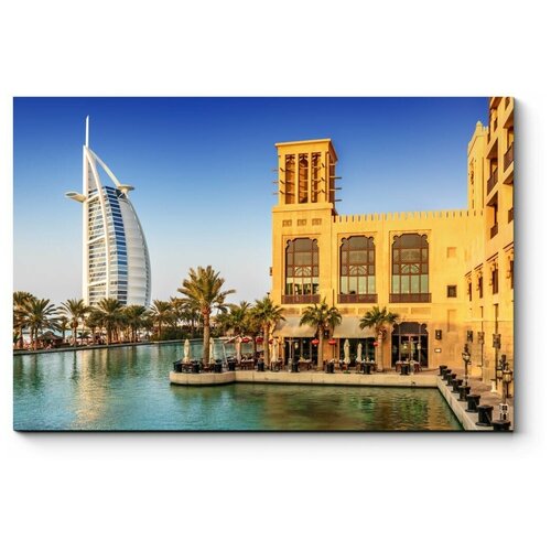 Модульная картина Тропическая сказка в Дубае 130x87