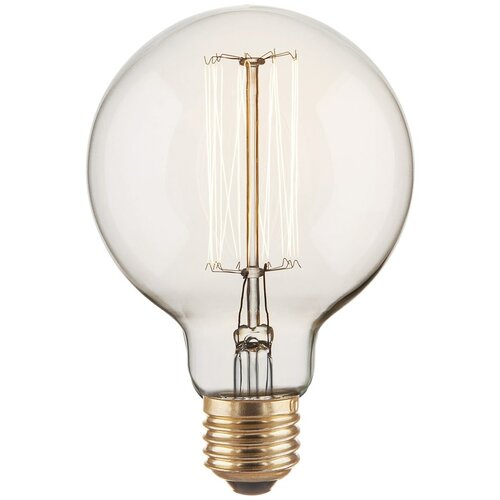Лампа накаливания Elektrostandard «Эдисон G95» E27 230 В 60 Вт шар прозрачный с золотистым напылением, тёплый белый свет