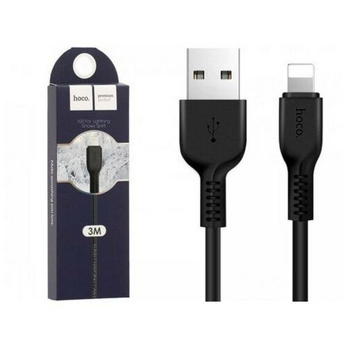 Кабель USB - Lightning (для iPhone) Hoco X20 Черный
