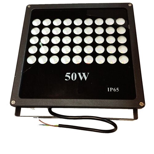 Светодиодный прожектор SMD премиум с линзой 50 Ватт - Цвет свечения: Белый 5500-6000K