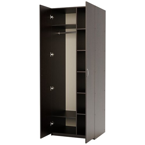 Шкаф комбинированный Шарм-Дизайн ДОК-2 90х60х220 венге