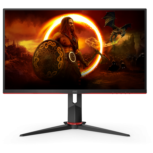 27" Монитор AOC 27G2U/BK, 1920x1080, 144 Гц, IPS, черный/красный