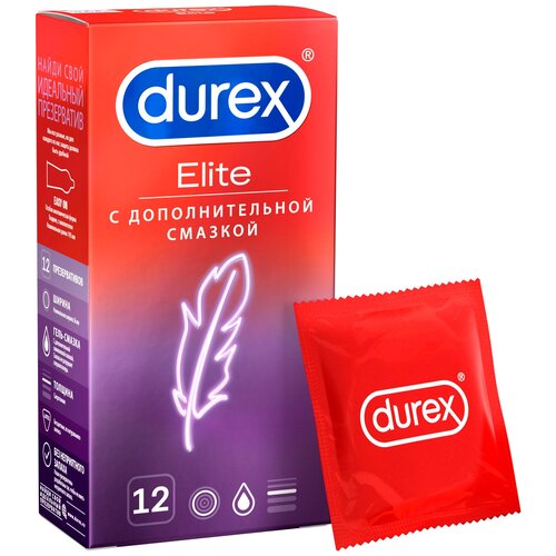Презервативы Durex Elite, 12 шт.