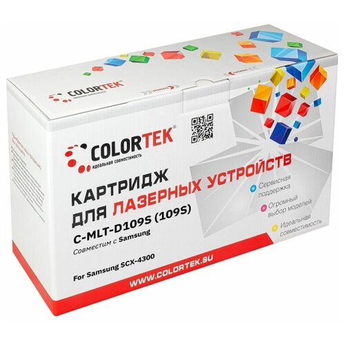 Картридж лазерный Colortek CT-MLT-D109S (109S) для принтеров Samsung