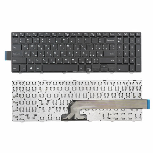 Клавиатура для ноутбука Dell Inspiron 15-5000, 17-5000 черная (Тип 1)
