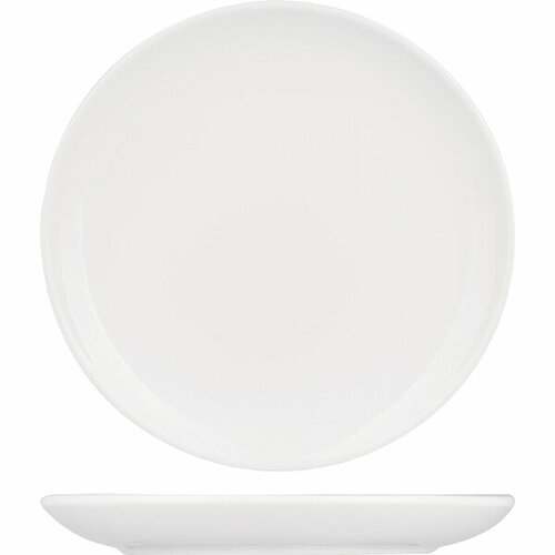 Тарелка мелкая без борта "Кунстверк", 6 шт, фарфор, диаметр 25.5 см