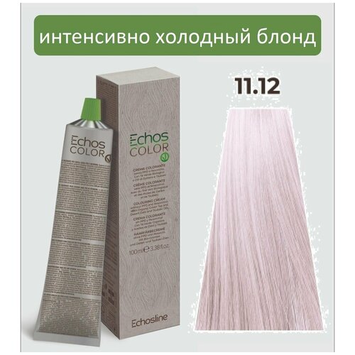 Крем-краска 11.12 Экос Лайн перманентная стойкая для волос Echos Color Vegan ECHOS LINE 100 мл