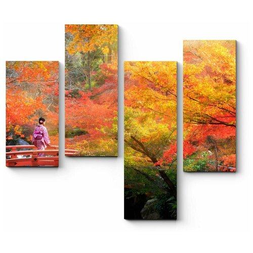 Модульная картина Сны о Японии, Киото 144x135