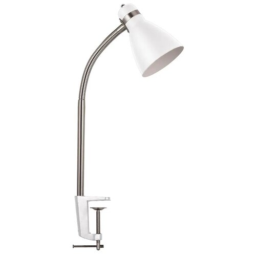 Настольная лампа Artstyle HT-822W под цоколь E27, со струбциной цвет белый