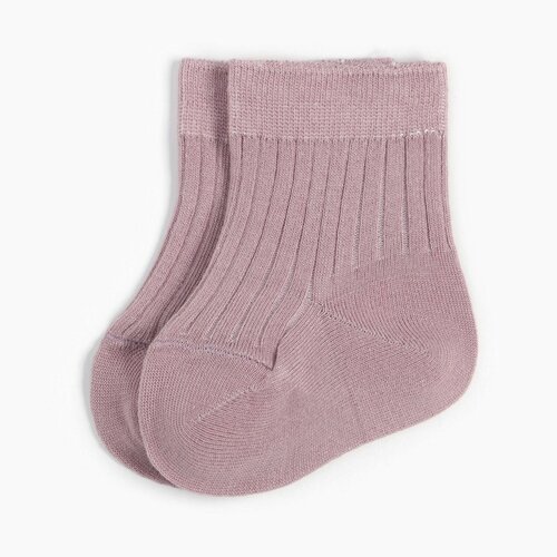 Носки Крошка Я размер 6-9 мес. (8-10см), серый, розовый