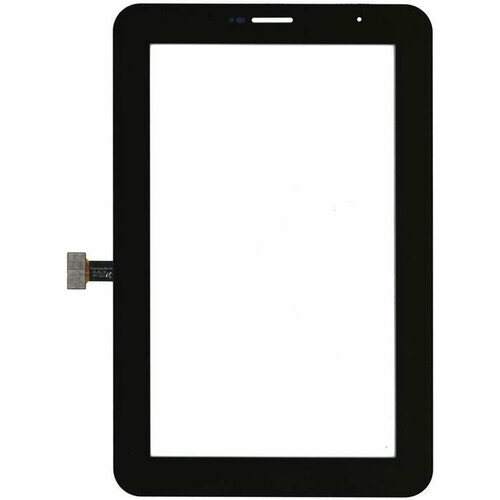 Сенсорное стекло (тачскрин) для Samsung Galaxy Tab 2 7" P3100 черное с отверстием под динамик