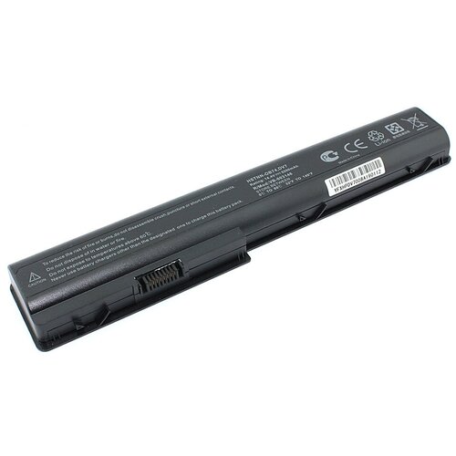 Аккумуляторная батарея для ноутбука HP Pavilion DV7, HDX18, Compaq CQ71 5200mAh 14,4V OEM черная