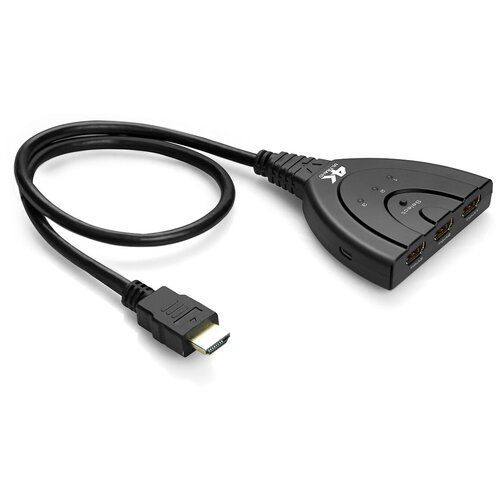 Сплиттер GCR Greenline Переключатель GL-v301ZP HDMI 3к1 + USB-port