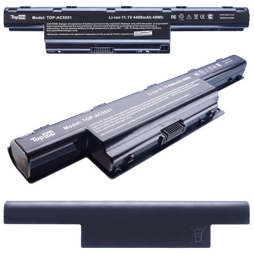 Аккумулятор для Acer Aspire 5552 11.1V 4400mAh 48Wh TopON