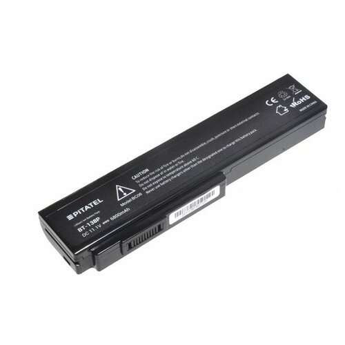 Аккумуляторная батарея усиленная Pitatel Premium для ноутбука Asus X64VN (6800mAh)