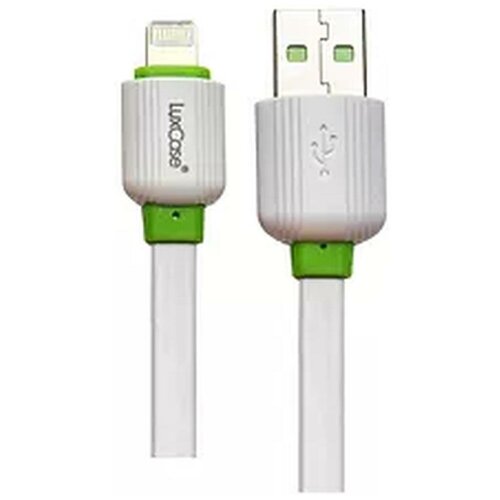 Кабель LuxCase USB - Lightning 1м 2A PVC (QY-PFA) White