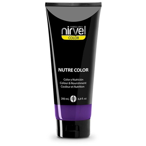 Гель-маска для волос питательная Nirvel Professional "Nutre Color", цвет Blackberry (ежевика), 200 мл