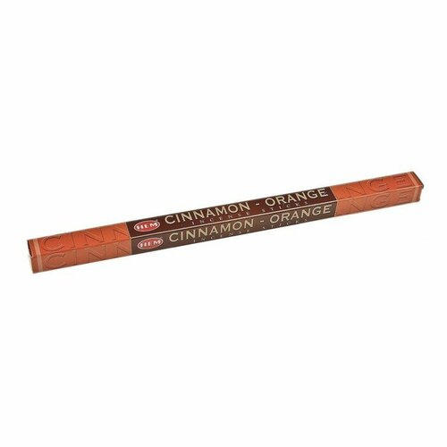 Hem Incense Sticks CINNAMON-ORANGE (Благовония корица и апельсин, Хем), уп. 8 палочек.
