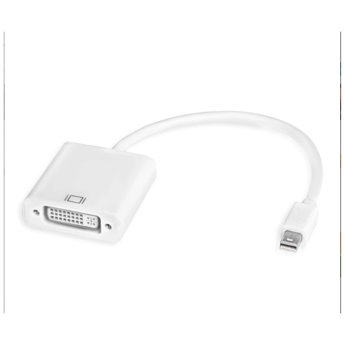 Переходник mini DisplayPort (m) - DVI (f) белый 1080p dvi i 24+5 макбук