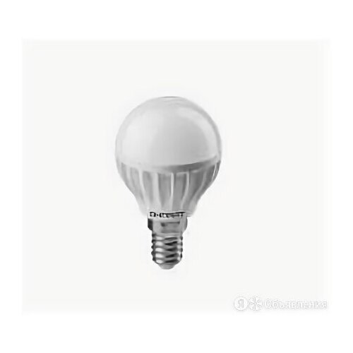 Лампа светодиодная LED 10вт Е14 белый матовый шар (61966 OLL-G45) | код 21218 | онлайт (30шт. в упак.)