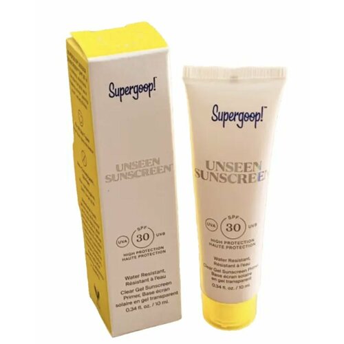 Supergoop! Невидимый солнцезащитный крем для лица с SPF 30 Unseen Sunscreen SPF 30 (travel size) 10 мл