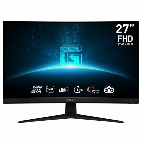 Монитор MSI 27" G27C4 E3 черный IPS LED 1ms 16:9 HDMI полуматовая 3000:1 250cd 178гр/178гр 1920x1080 180Hz DP FHD 4.14кг