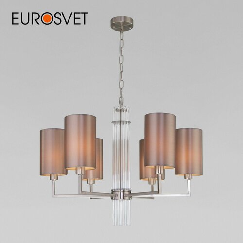 Люстра / Подвесной светильник Eurosvet Soffio 60134/6, цвет никель